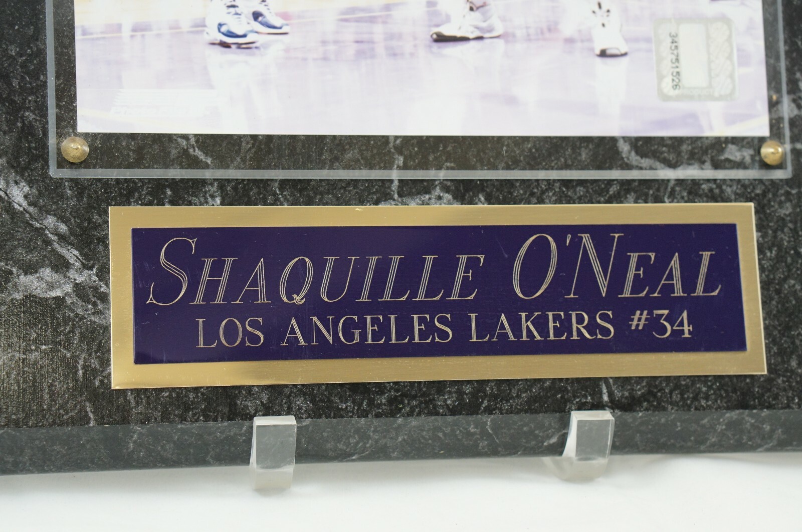 Shaquille O'Neal Authentic Licensed NBA Photograph Plaque #34 Lakers ...