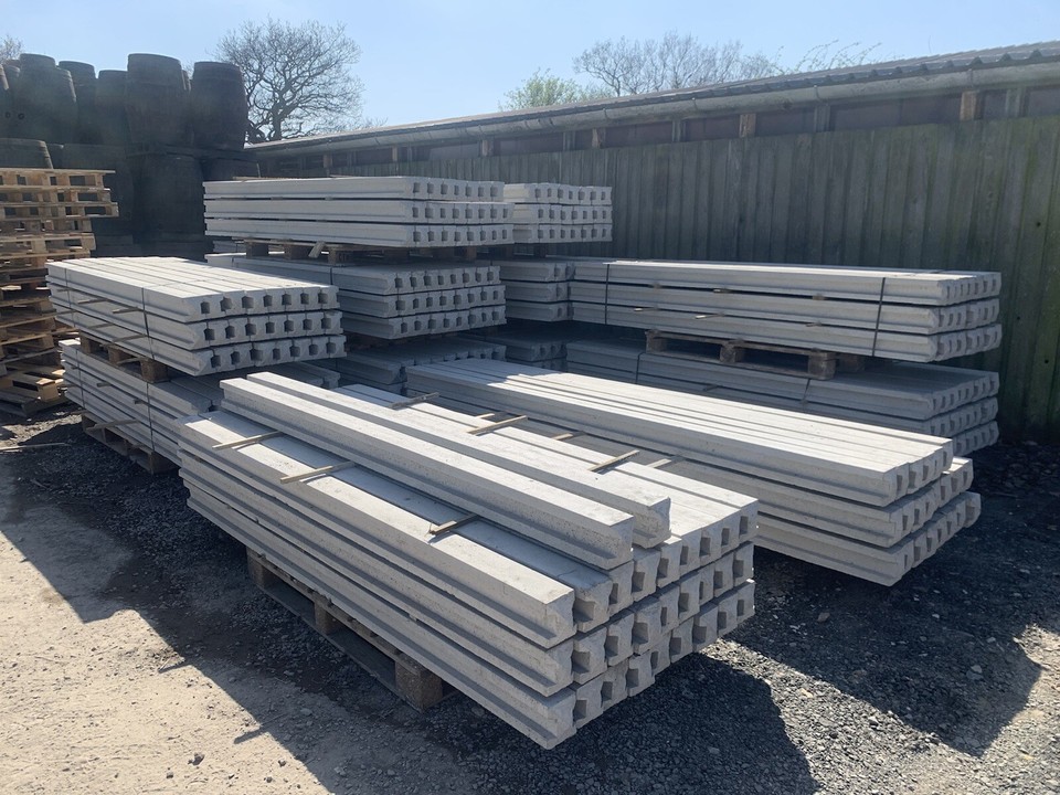 •New• Intermediate Reinforced Concrete Fencing Posts - 8Ft | eBay UK