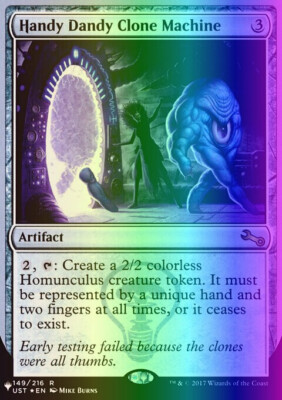 MTG Handy Dandy Clone Machine (57/62) The List (Unfinity Foil Edition ...