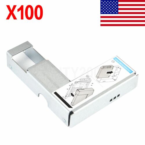 100x 3.5" to 2.5" HDD Adapter Bracket 9W8C4 Y004G For Dell R720 R730 ...