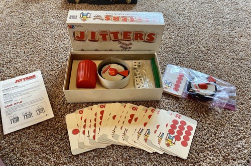 Vintage Milton Bradley Jitters Word Game 1986 Family Friends - Complete ...
