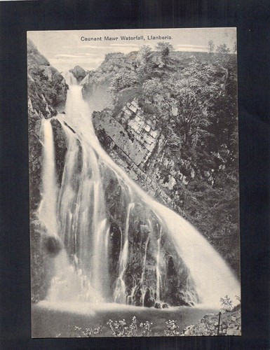 D4034 UK Llanberis Ceunant Mawr Waterfall vintage postcard | eBay Australia
