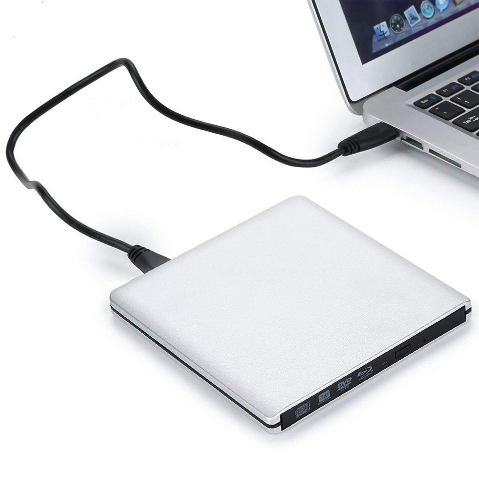 4K Genuine Burner External USB 3.0 Super Slim DVD BD Recorder Drive ...