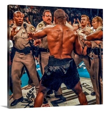 Mike Tyson Canvas 20x20 Print Picture Wall Fine Art Police Boxing Gym ...
