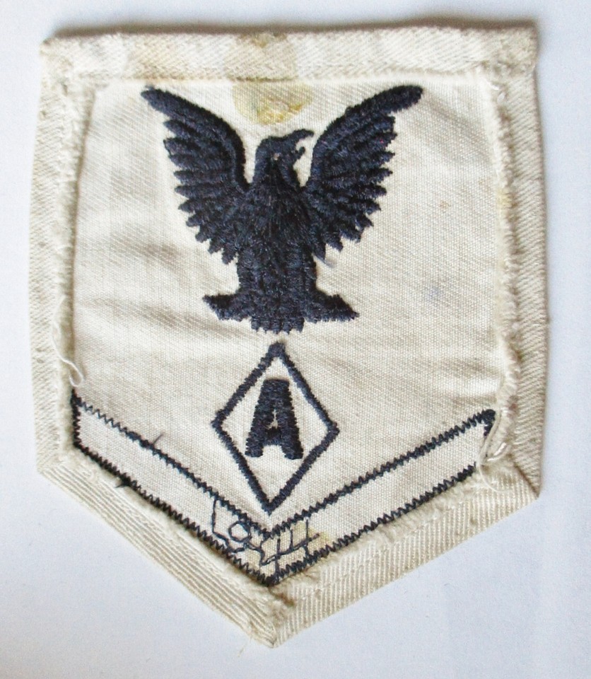 1944 WW2 Vintage US NAVY ATHLETIC 3rd Class PETTY OFFICER Rate PATCH on ...