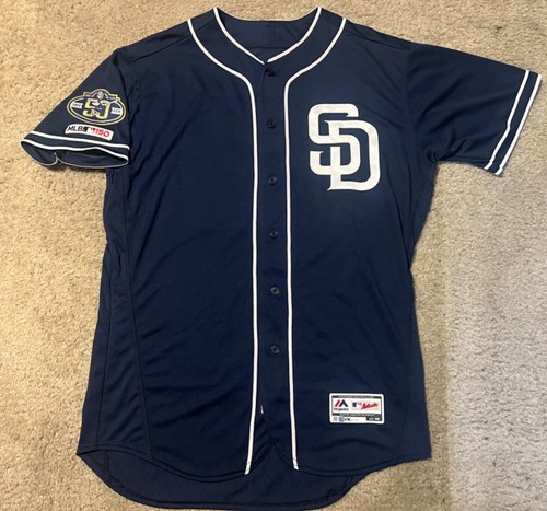 Team Issued #28 Washington San Diego Padres Jersey Majestic 50 year ...