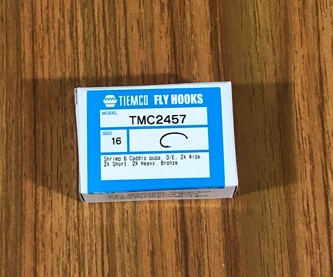 100 Tiemco Fly Tying Hooks, TMC 2457, Size 16, Fly Tying | eBay