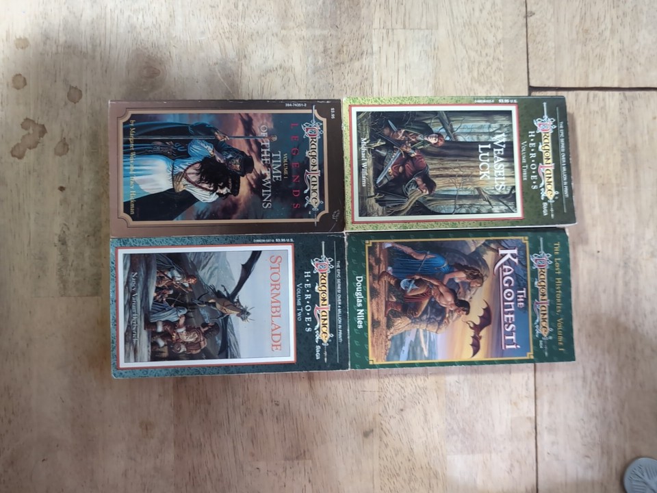 Dragonlance 24 book lot Different Trilogy's See The Pics For The Books ...
