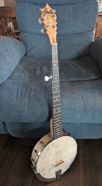"STELLA" THE 5 STRING BANJO / BRASS TONE RING / UNIQUE / U.S.A. LUTHIER ...