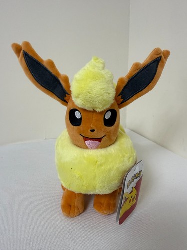 Pokémon Flareon Plush PKW3406 8" Official Jazwares Fire Type Toy – New ...