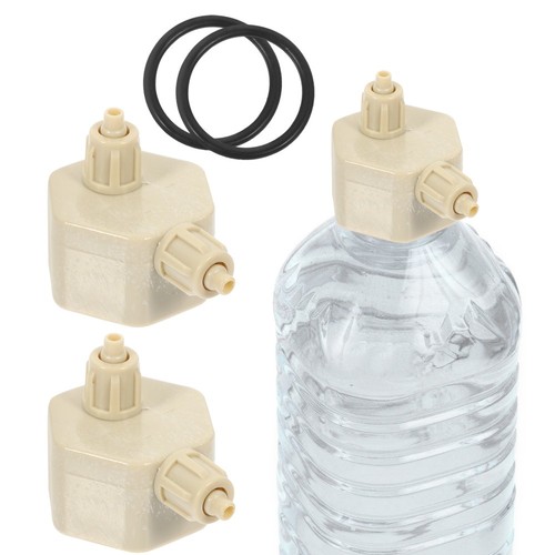 2 Pcs Bottle Cap Generator for Fish Tank Aquarium Parts Carbon Diffuser ...