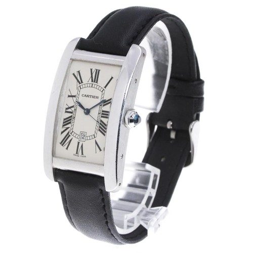 CARTIER W2603256 Tank Americaine LM K18WG Automatic Men's #C050 | eBay