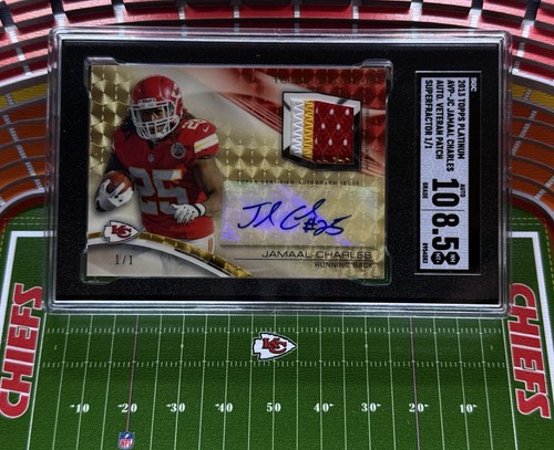 Jamaal Charles Chiefs Auto 2013 Topps Platinum SUPERFRACTOR #AVP-JC #1/ ...