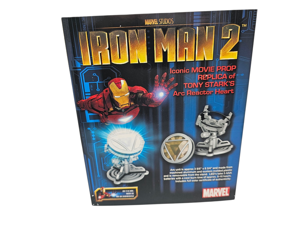 Museum Replicas Iron Man 2 Silver ARC REACTOR Prop Replica Marvel New ...