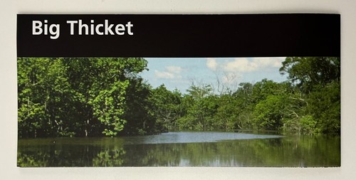 2018 Big Thicket Texas Preserve National Park Service Travel Guide Map ...