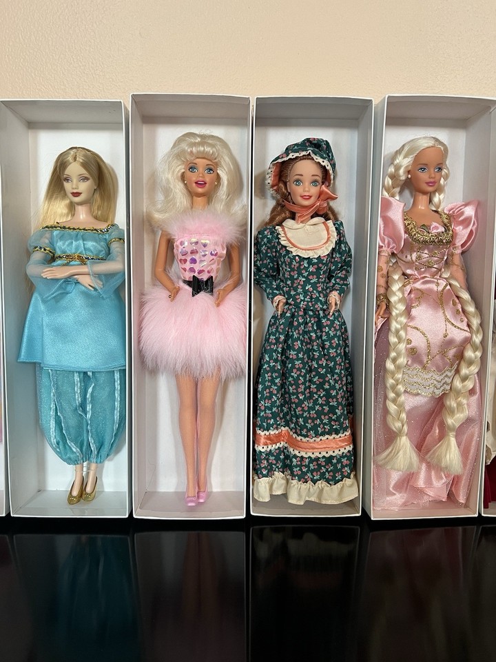 Lots Of 9 Collectable barbies with Boxes | eBay