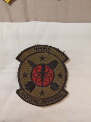 7 MMS ANYTIME ANYWHERE PATCH Dyess AFB, Texas | eBay