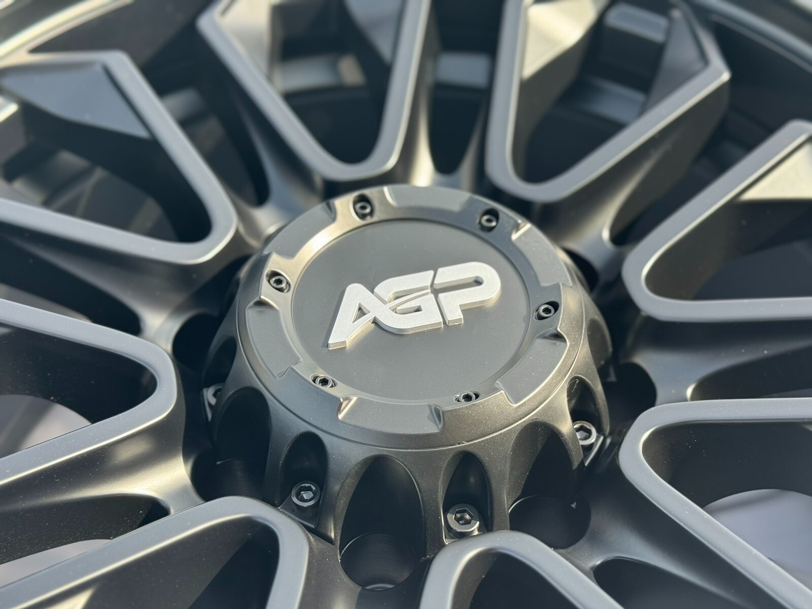 18" AGP Heavy Duty Wheels 18x9 8x170 Rims | Set of 4 | Ford F-250 F-350 ...
