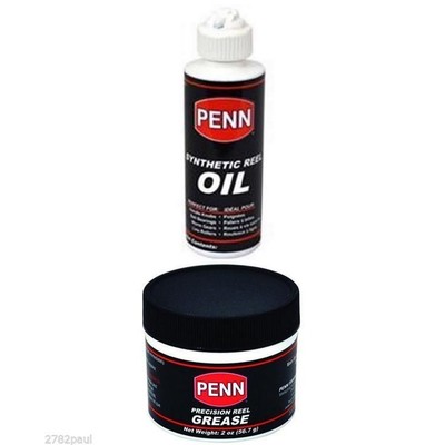 PENN Precision Reel GREASE - 2oz 56.7g + PENN Precision Reel Oil 2oz 59 ...