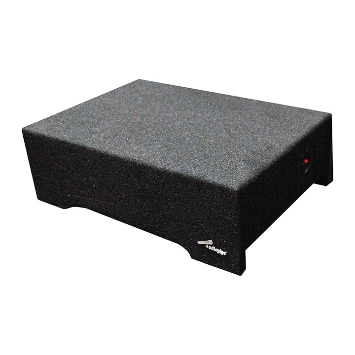 Audiopipe single 10" Shallow Mount Downfire Loaded Enclosure 400 Watts ...