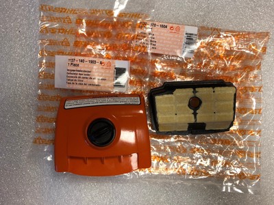 STIHL ms194t ms193t air filter and cover 1137 140 1903 1137 120 1604 ...