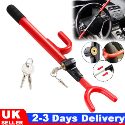 Car Steering Wheel Lock HEAVY DUTY High Security Anti Theft Hook Van ...