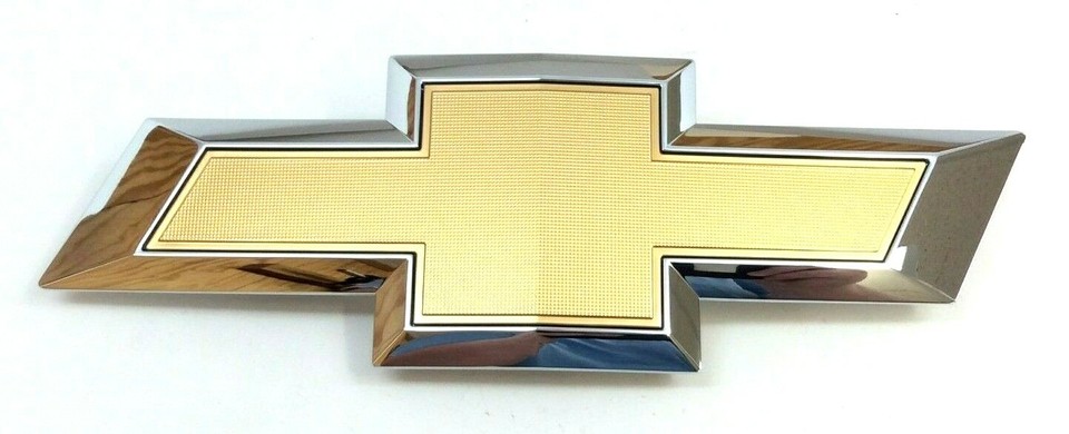 16-18 Chevrolet Silverado 1500 Bowtie front grille gold chrome Emblem ...