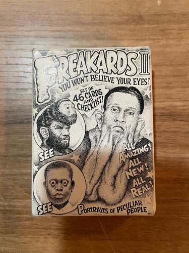 Vintage 1991 Shel-Tone Publications FREAKARDS II Freak Trading Cards ...