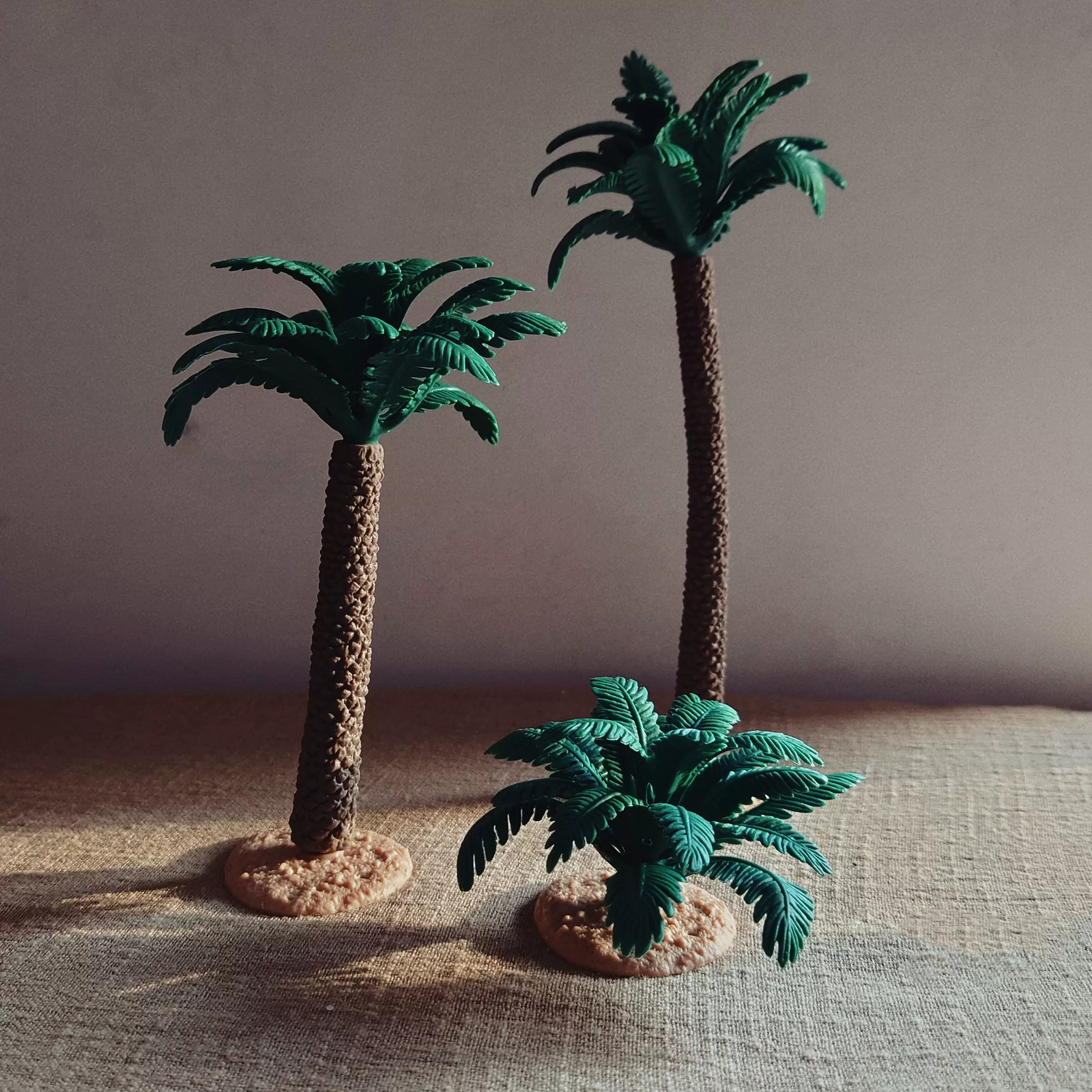 Diorama Coconut Palm Trees Model Beach Scene Model Seaside Fake Tree ...
