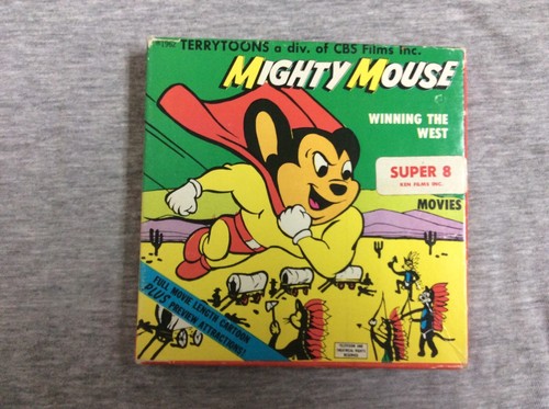 Vintage 1962 Mighty Mouse Winning the West 8mm Ken Films Original Box ...