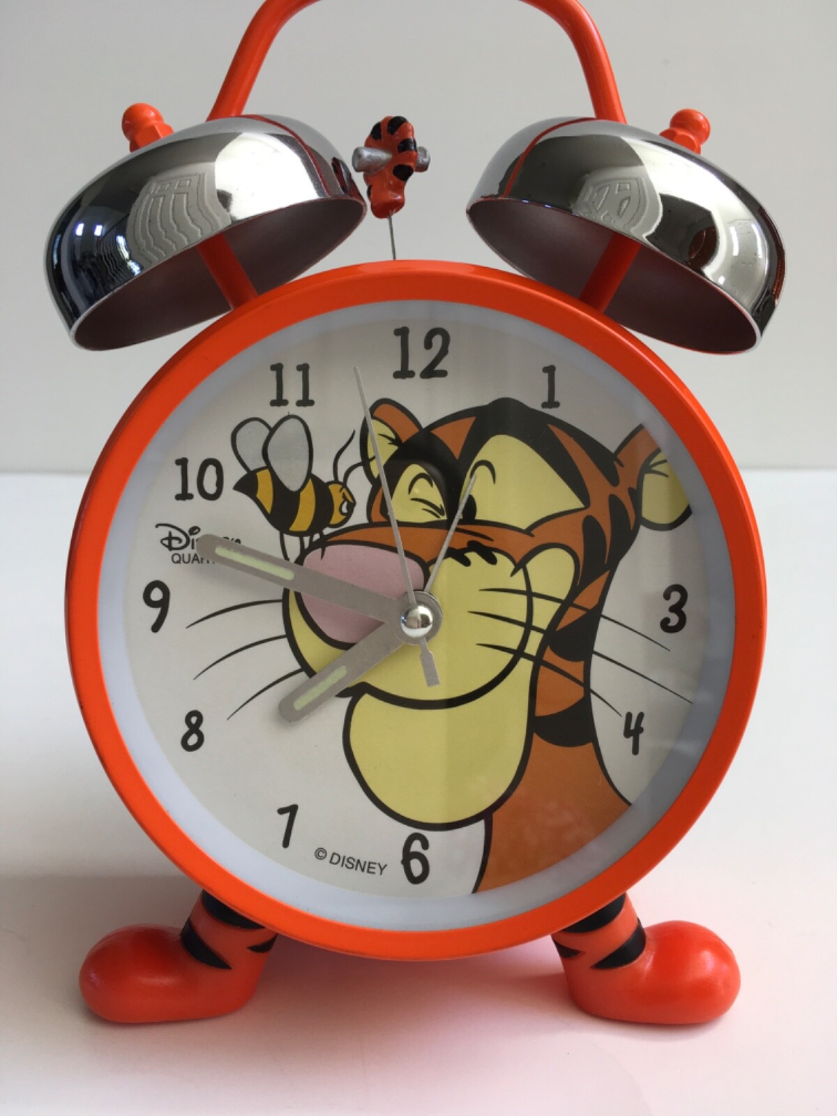 Disney Quartz Winnie The Pooh Alarm Tigger Clock Double Bell Works | eBay