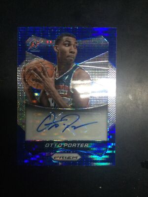 2014-15 Panini Prizm Otto Porter Jr blue /249 autograph auto Warriors ...