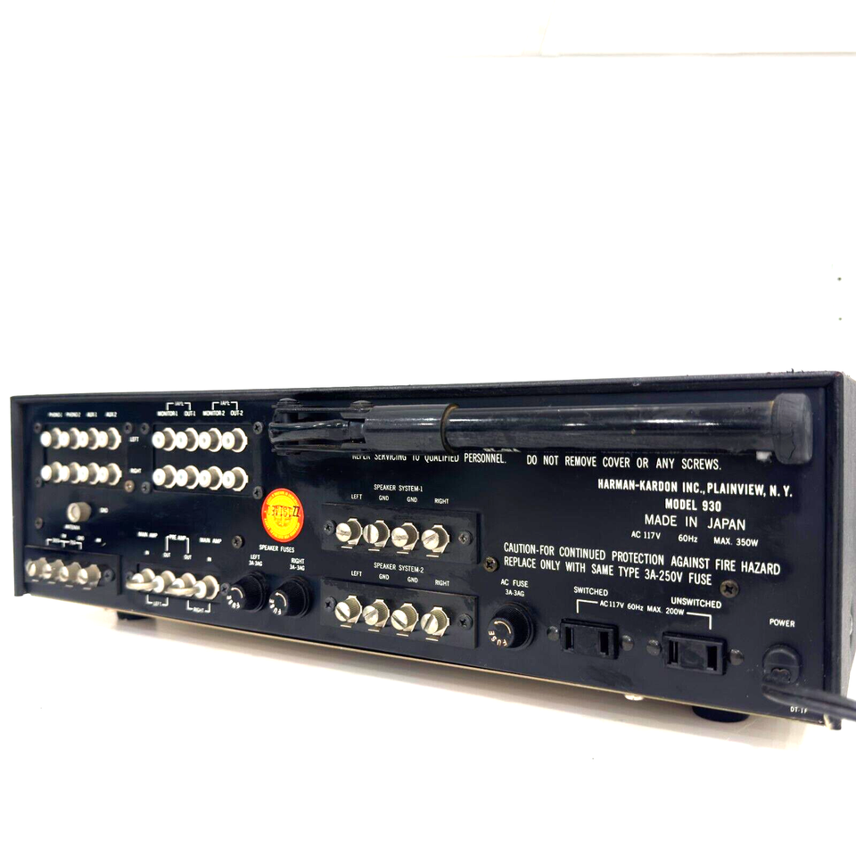 The Harman-Kardon HK-930 Twin Powered Receiver +OEM Box, Manual ...