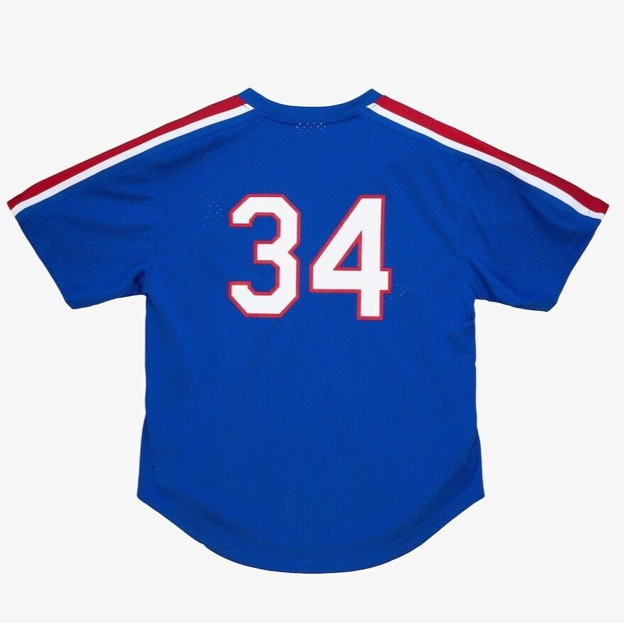 MLB Mitchell & Ness Texas Rangers #34 Baseball Jersey New Mens Sizes ...