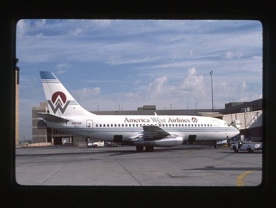 Original Airline Slide 35MM America West 737 ORIGINAL COLORS - two ...