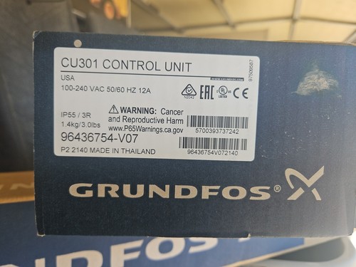 GRUNDFOS CU301 CONSTANT PRESSURE CONTROL BOX w/ TRANSDUCER KIT SQE CU ...