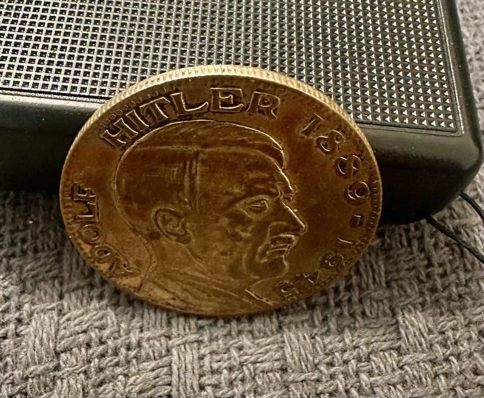 Adolf Hitler Commemorative Coin & Evel Knievel Token | eBay