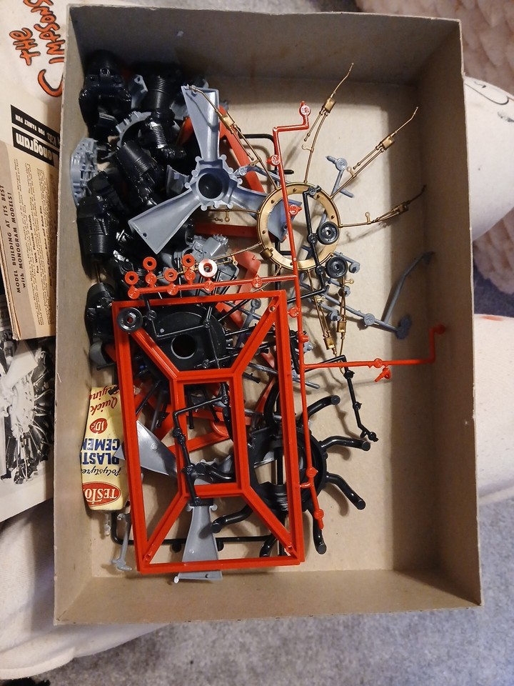 Monogram Gout Star Plastikit Wright Cyclone 9 (C9HE) Model Kit | eBay