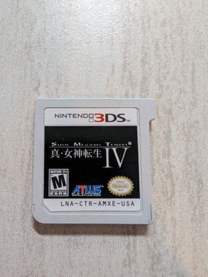 Shin Megami Tensei IV Nintendo 3DS SMT 4 CART ONLY ShinMegamiTensei | eBay