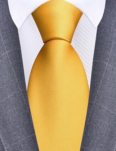 63'' XL Tie Mens Extra Long Solid Woven Necktie for Men Big and Tall ...