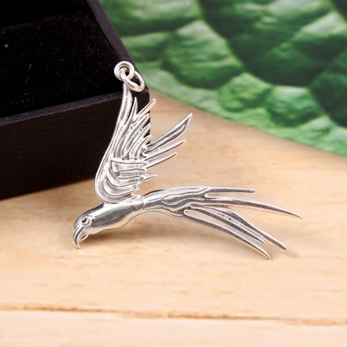925 Sterling Silver Albatross Birds Pendant Handmade Designer Birds ...