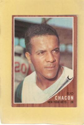 1962 Topps #256 Elio Chacon Mets EX/NM #26970 | eBay