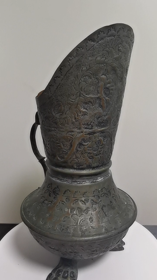 Rare Antique Islamic Middle Eastern Arabic Copper Water Jug 3 Bronze ...