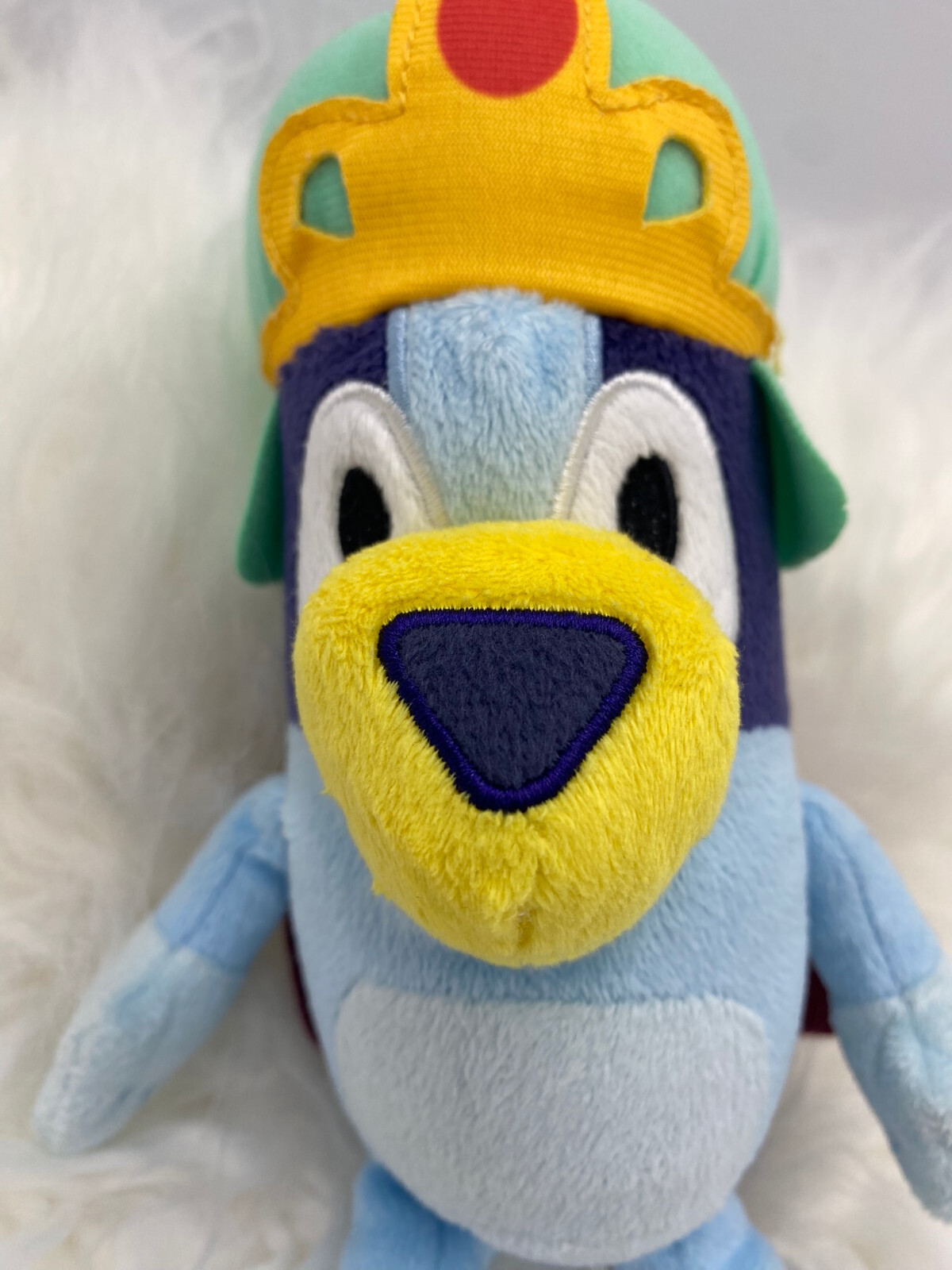 Bluey Friends Royal Princess Bluey Plush Dog With Cape And Crown 8 ...