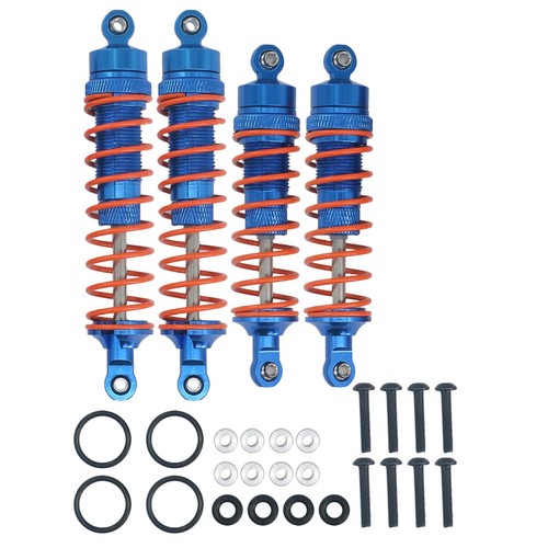 Alloy Front Rear RC Shocks for 1/10 Traxxas Slash 4x4 Rustler Hoss ...
