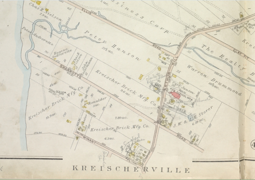1917 RICHMOND STATEN ISLAND SOUND NY T0 WINANT AV ROSSVILLE PS. 4 & 31 ...