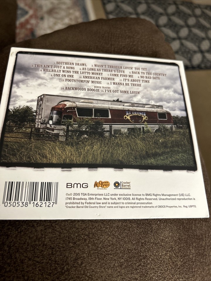 Southern Drawl w/2 Exclusive Tracks Alabama * CD * 2015 Cracker Barrel ...