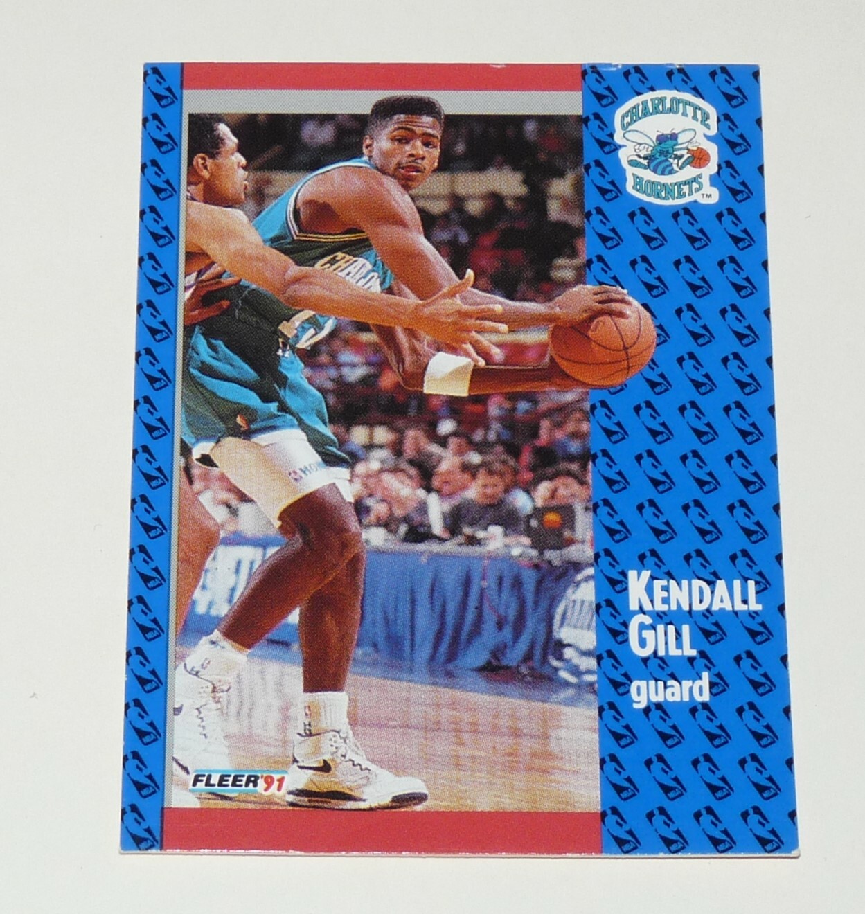 KENDALL GILL CHARLOTTE HORNETS 1991 NBA BASKETBALL FLEER 91 CARD | eBay