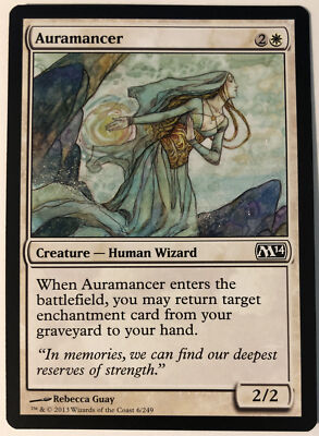 MTG Auramancer Magic 2014 6/249 Regular Common | eBay