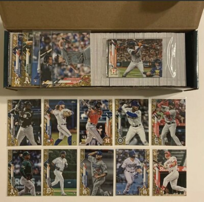 2020 TOPPS BASEBALL COMPLETE FACTORY SET GOLD STAR PARALLEL | eBay